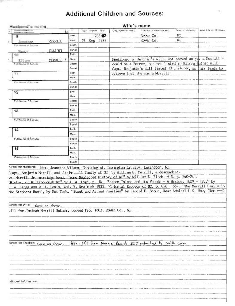 How I Solved It: Benjamin Merrill is not my grandfather?!? (Is he ...